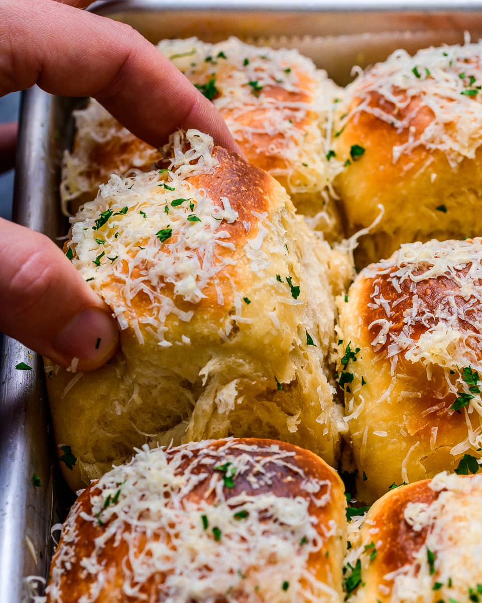 Cheesy Vegan Beer Rolls From Scratch! - School Night Vegan