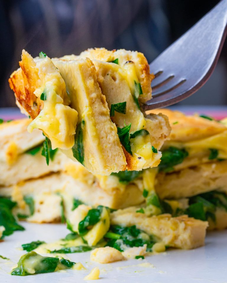 Vegan Omelette - School Night Vegan