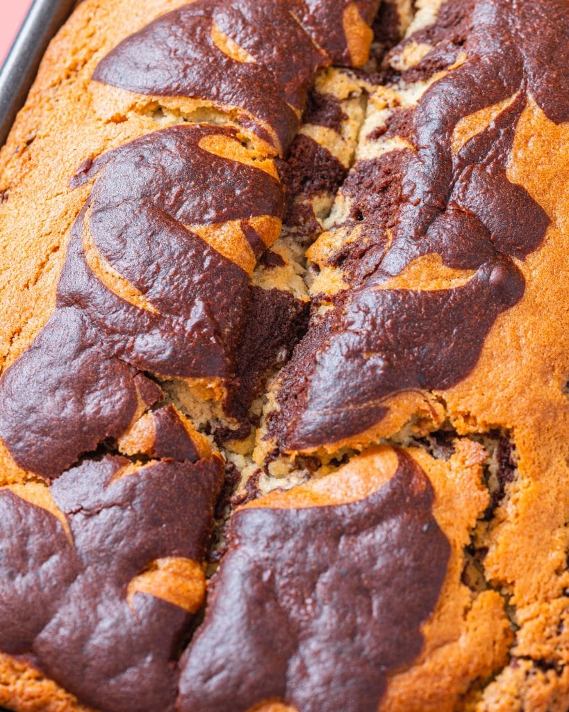 Vegan Marble Cake - School Night Vegan