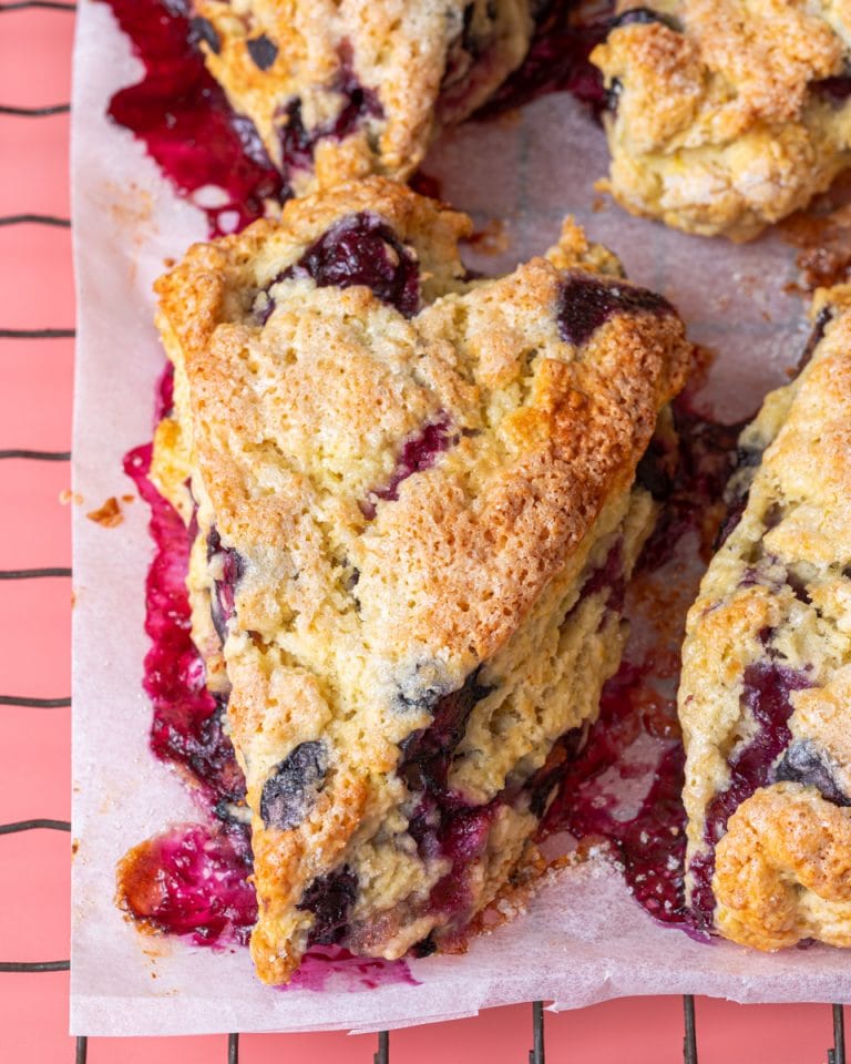 Vegan Blueberry Scones - School Night Vegan