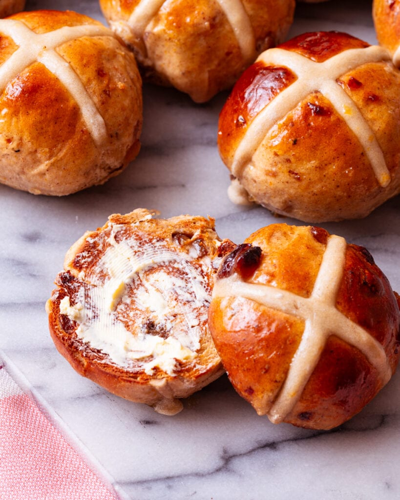 Vegan Hot Cross Buns - School Night Vegan
