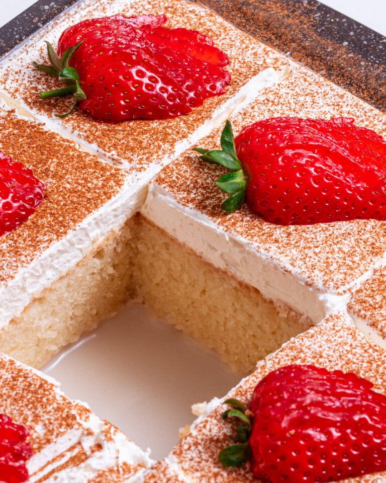 Vegan Tres Leches Cake - School Night Vegan