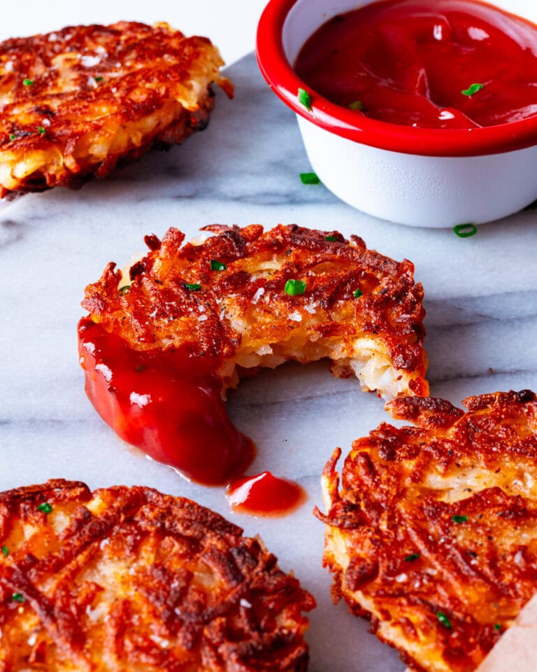 Crispy Vegan Hash Browns (Baked, Fried or Air Fried) - School Night Vegan