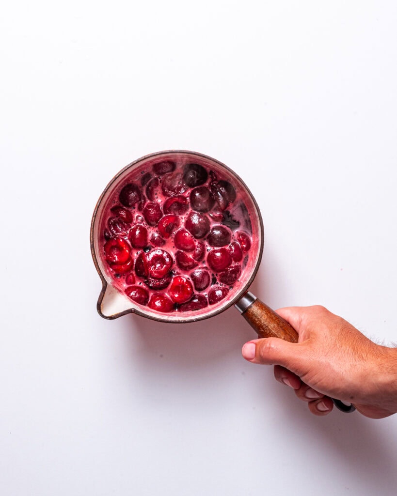 Vegan Cherry Lemon Trifle Recipe with Lemon Custard - School Night Vegan