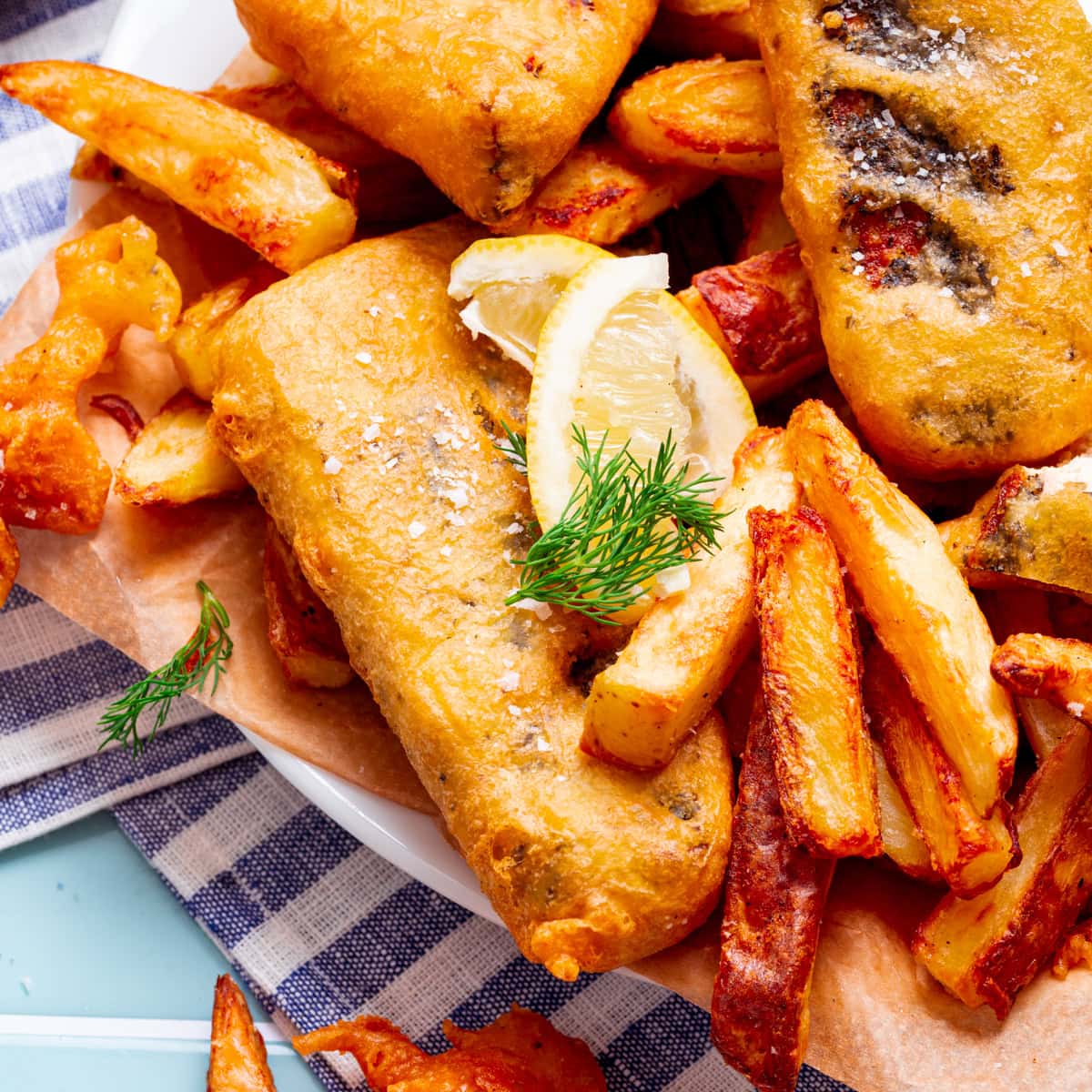 The Crispiest Beer Battered Vegan Fish and Chips - School Night Vegan